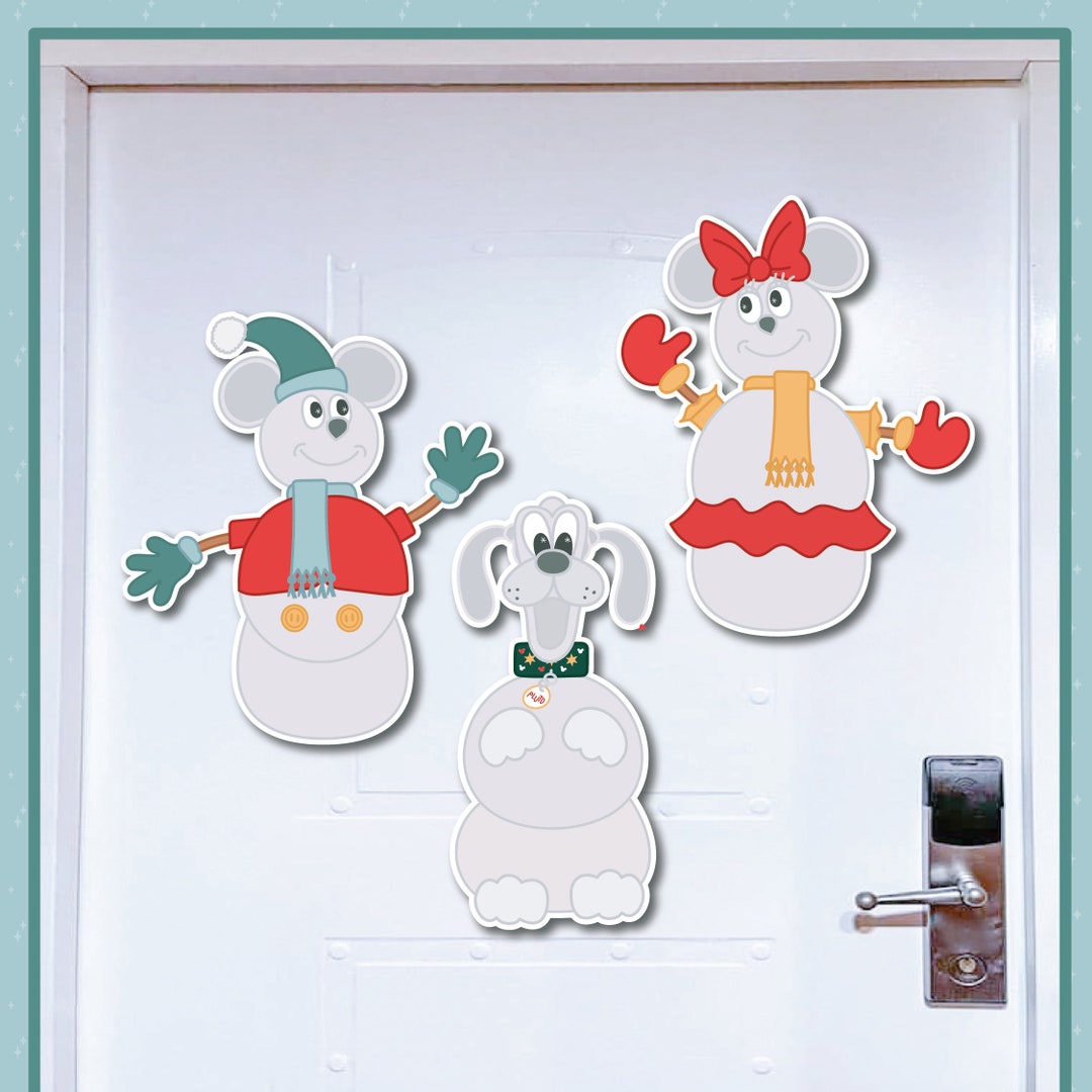 Sensational Snow Pals Magnets for Disney Fans and Merry Time Disney ...