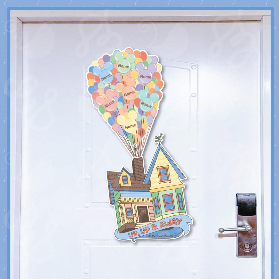 Disney Cruise Magnets Pixar-inspired up House and Mickey Balloons, Add ...