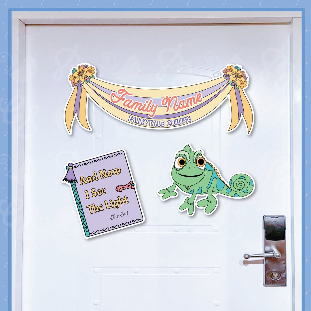 Tangled Rapunzel Now I See the Light Disney Cruise Magnets - Name ...