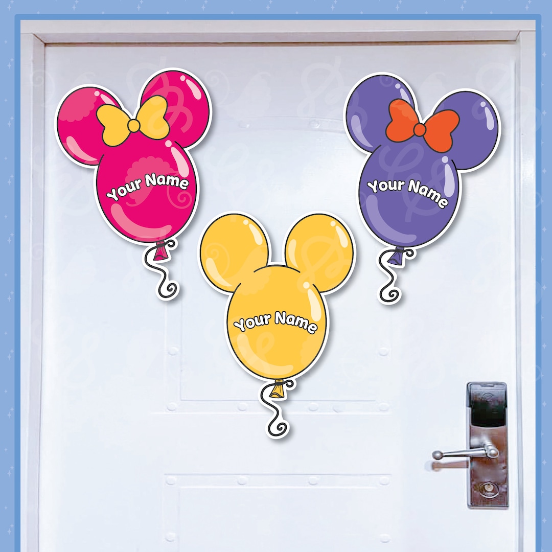Custom Name Mexican Fiesta Balloon Disney Cruise Magnets, Birthday ...