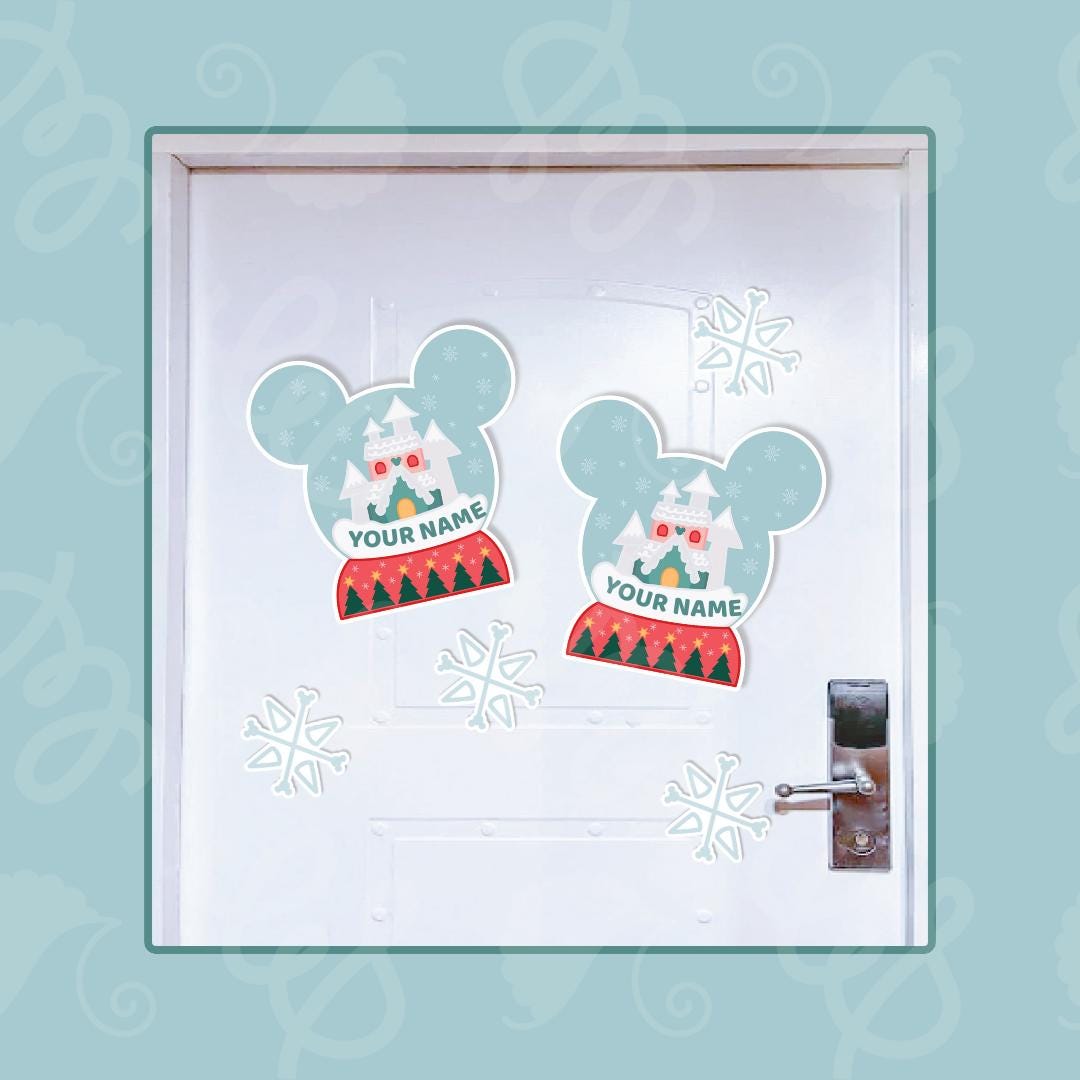 Disney Very Merry Time Christmas Cruise Magnets: Customizable Mickey ...