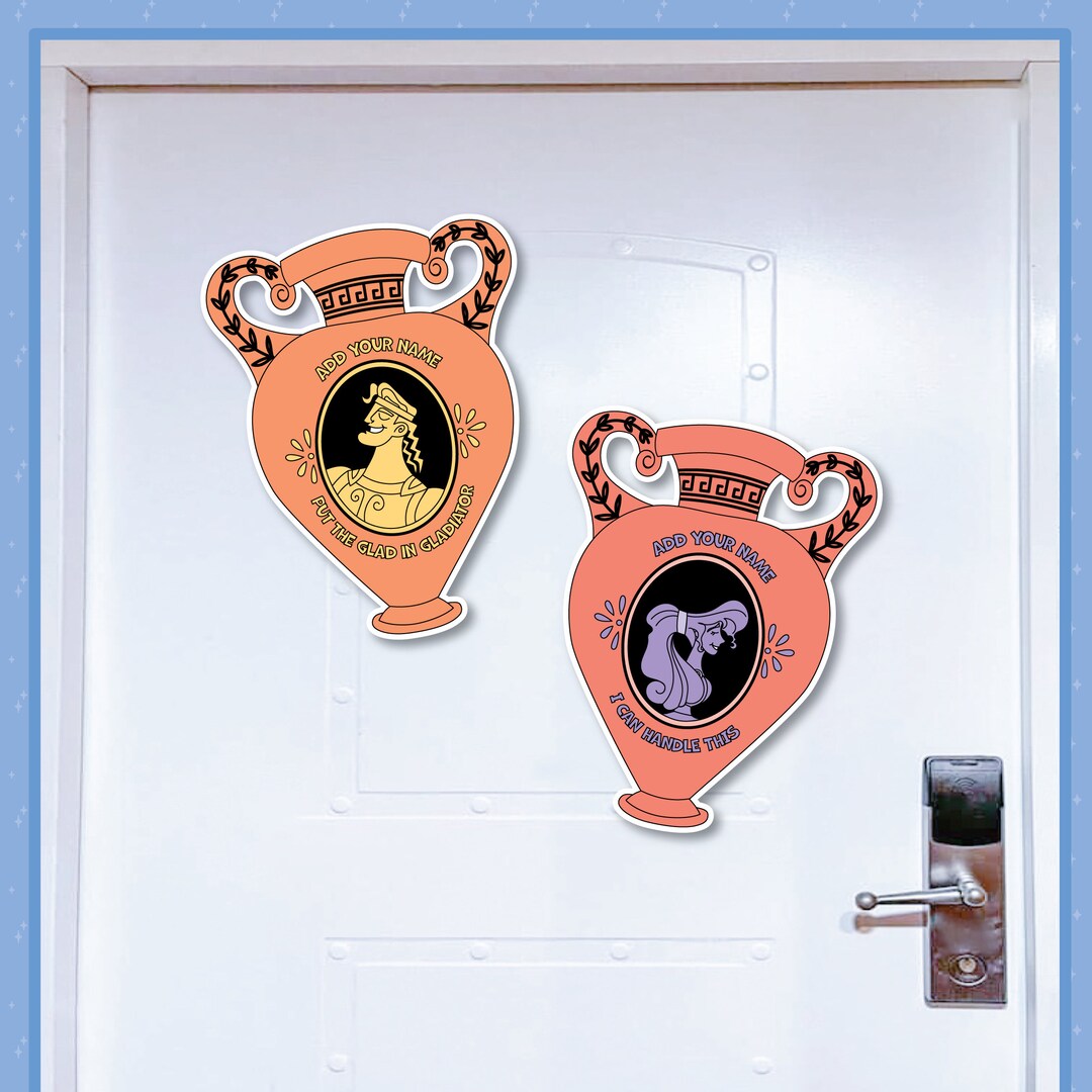 Hero Hercules and Damsel Meg Disney Cruise Magnet, Customizable ...