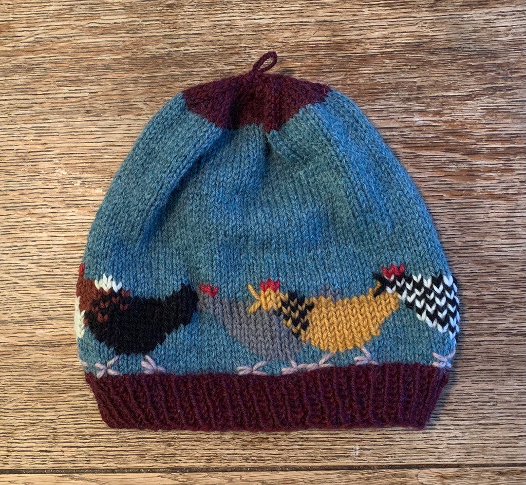 Hen Hat Knitting Kit - Etsy