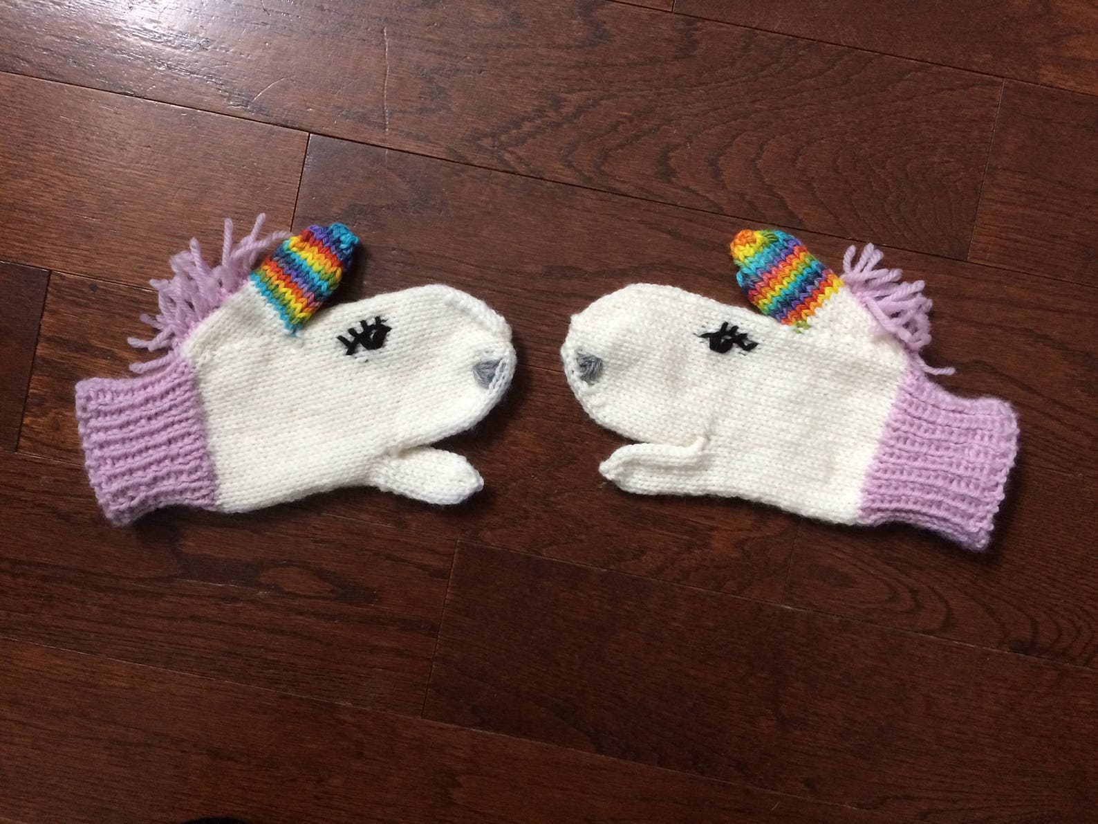 Knitting Pattern for Unicorn Mittens - Etsy Canada