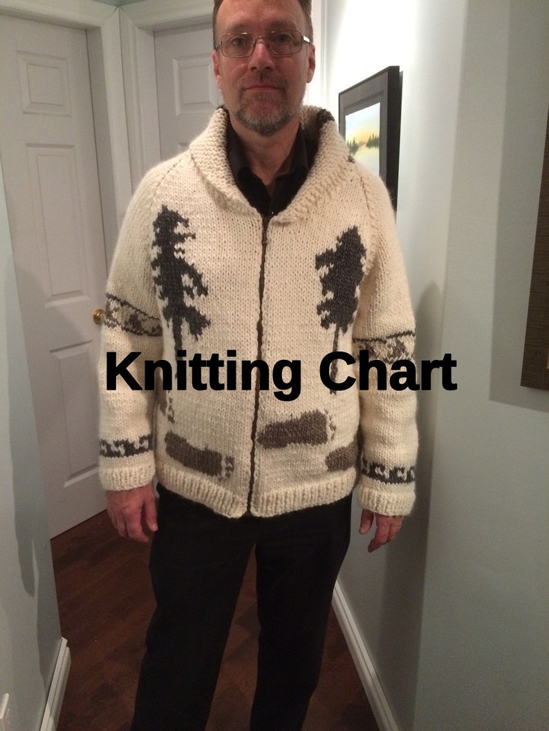 Sasquatch Sweater Knitting Chart - Etsy Canada