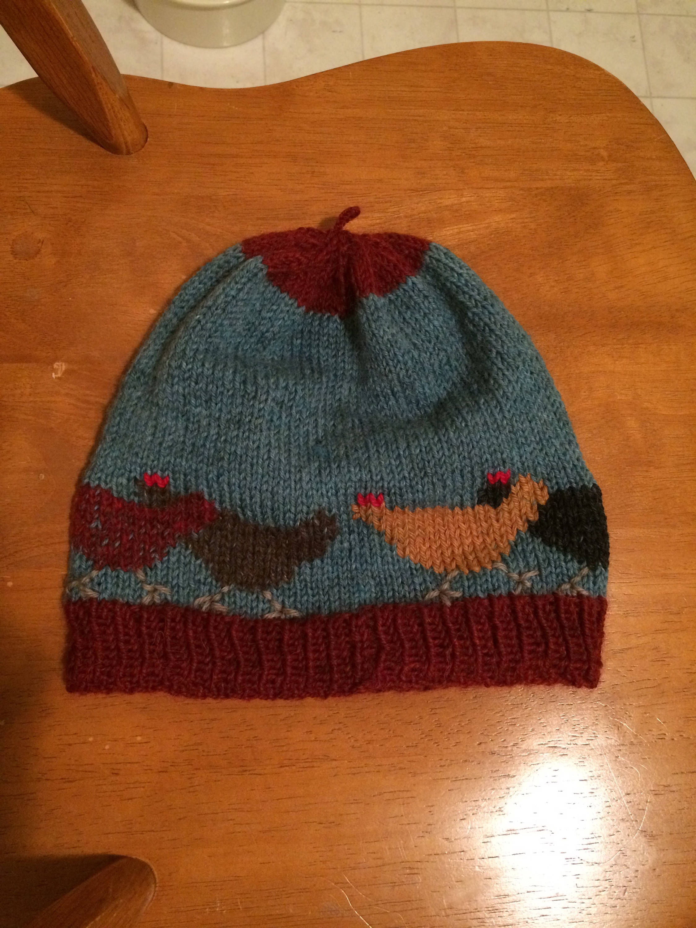 Knitting Pattern for Hen Hat - Etsy Canada