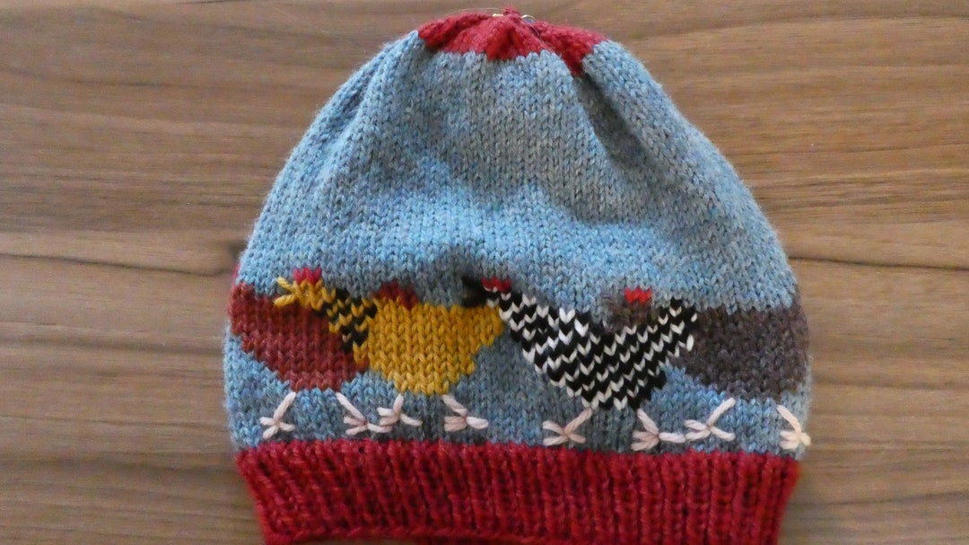 100% Wool Hen Hat - Etsy
