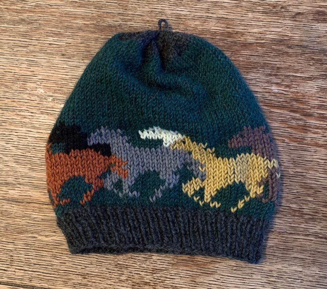 Mustang Hat Knitting Kit - Etsy