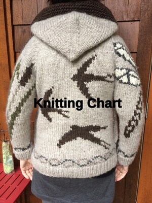 Knitting Pattern for Salish Garden Octopus Sweater Small and Medium ...