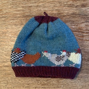 Hen Hat Knitting Kit - Etsy