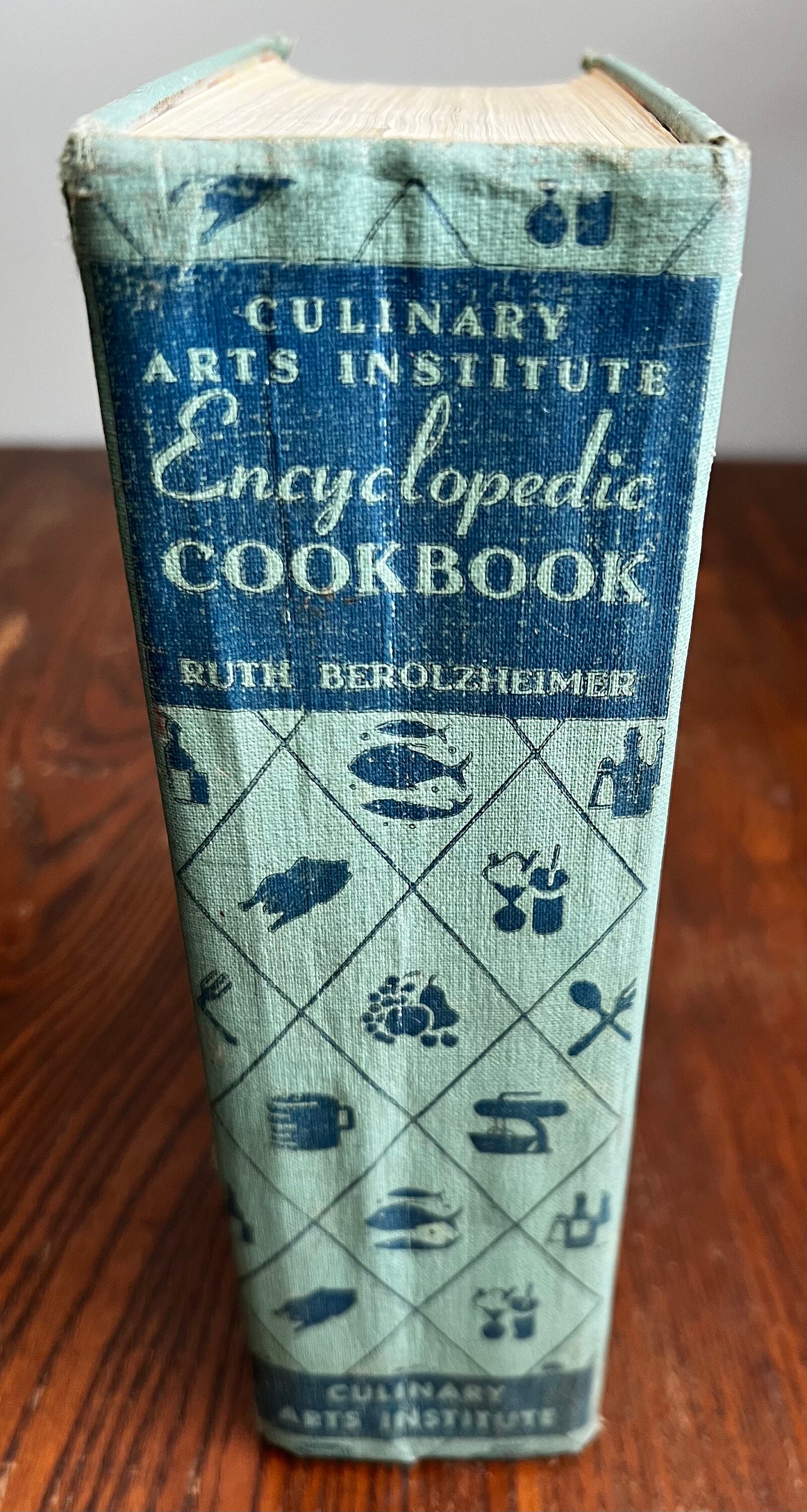 Vintage 1950 Culinary Arts Institute Encyclopedic Cookbook, Gift for ...