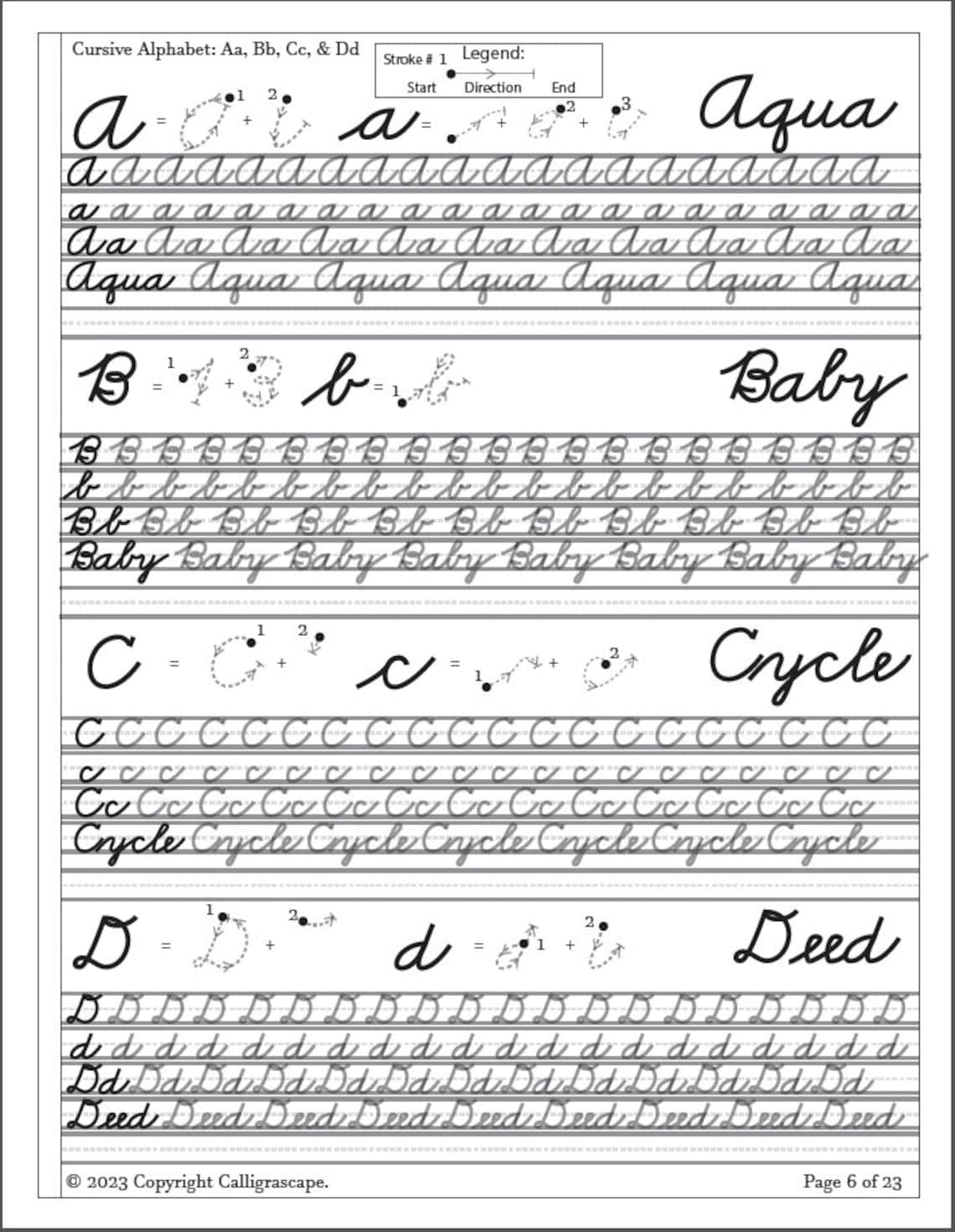 Master Cursive Handwriting Practice Sheets: Improve Clarity, and Hand ...