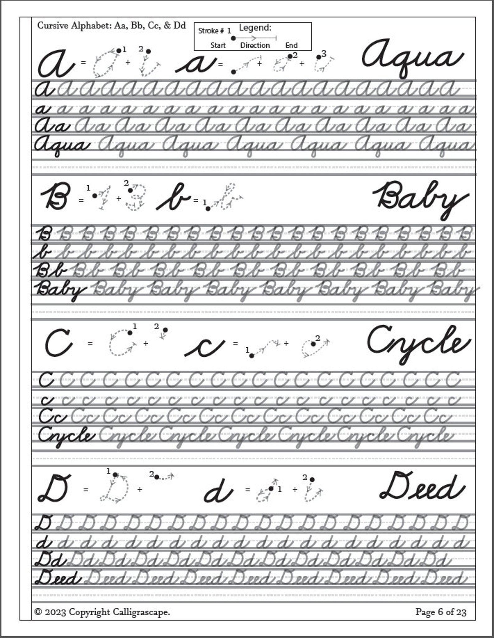 Master Cursive Handwriting Practice Sheets: Improve Clarity, and Hand ...