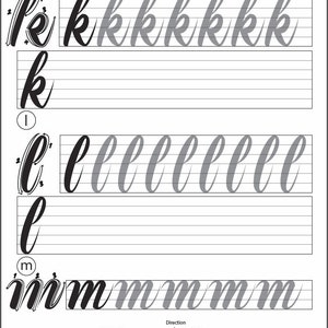 Master Class Modern Brush Practice Sheets: From Individual Strokes to ...