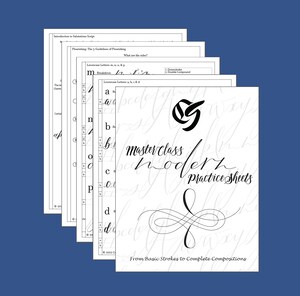 Master Rotunda Calligraphy Practice Sheets Blackletter / - Etsy Canada