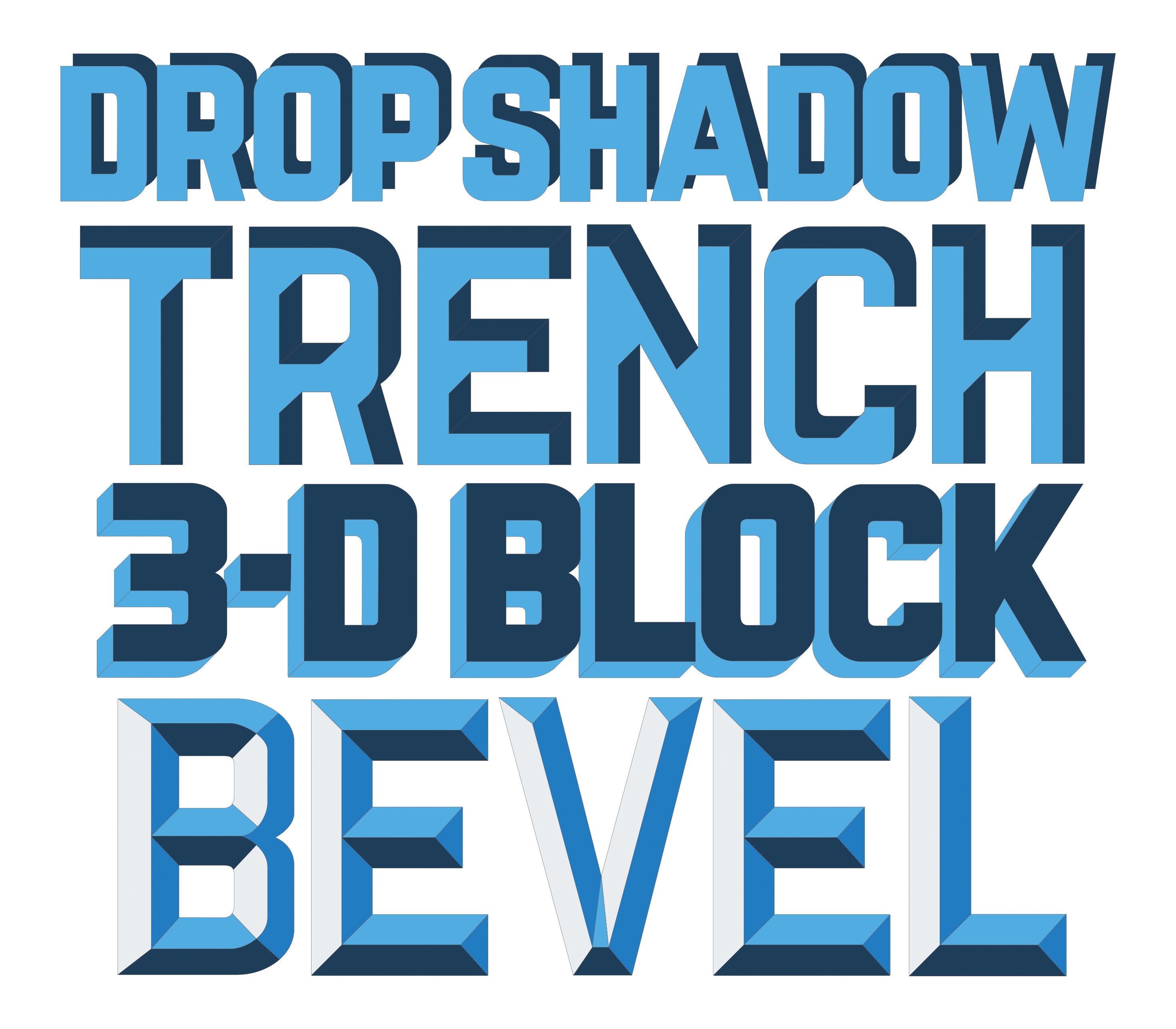 Master Class 3D Lettering Practice Sheets: 2D & 3D Handlettering, With ...