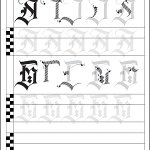 Master Calligraffiti Practice Sheets - 3 Scripts to Learn (fraktur ...