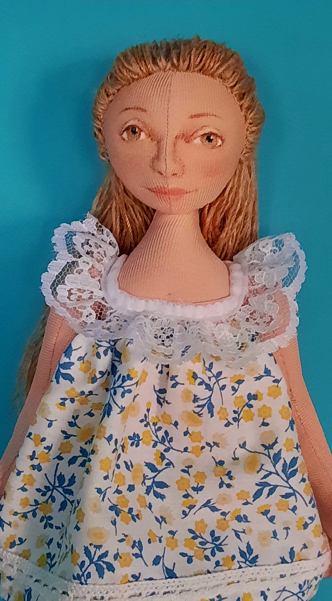 Cloth Doll, Soft Sculpture Summer - Etsy