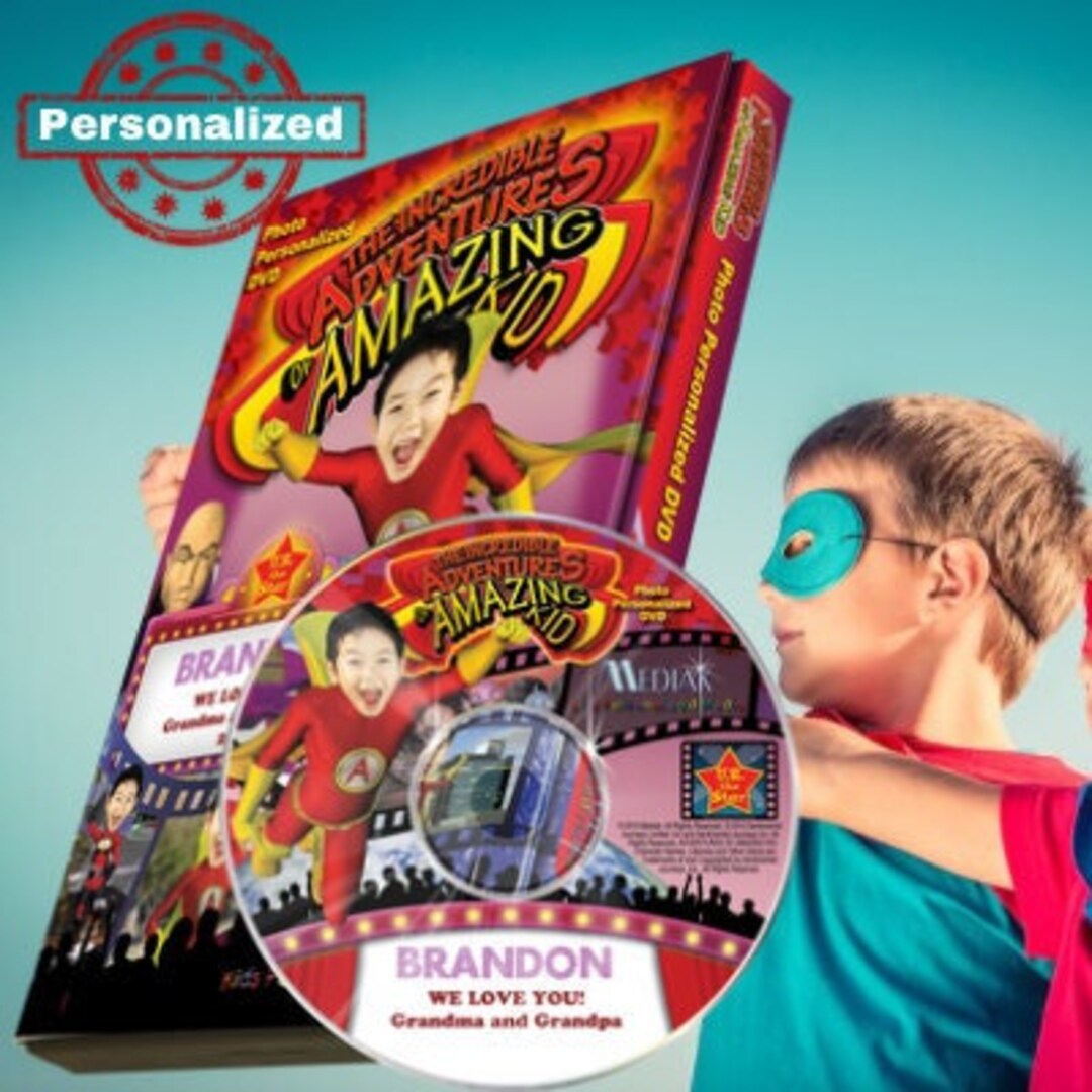 Amazing Kid Photo Personalized DVD for Kids - Etsy