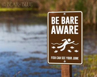 Funny lake signs | Etsy