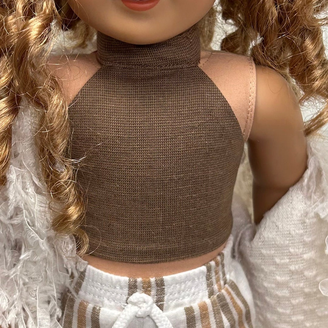 18 In Doll Clothe Made To Fit Like American Girl Dolls Halter Top Only