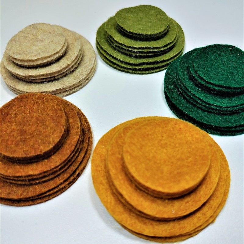Felt Circles - Etsy