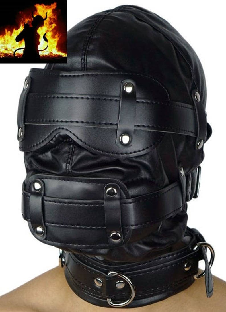 Isolation Mask With Dildo Etsy
