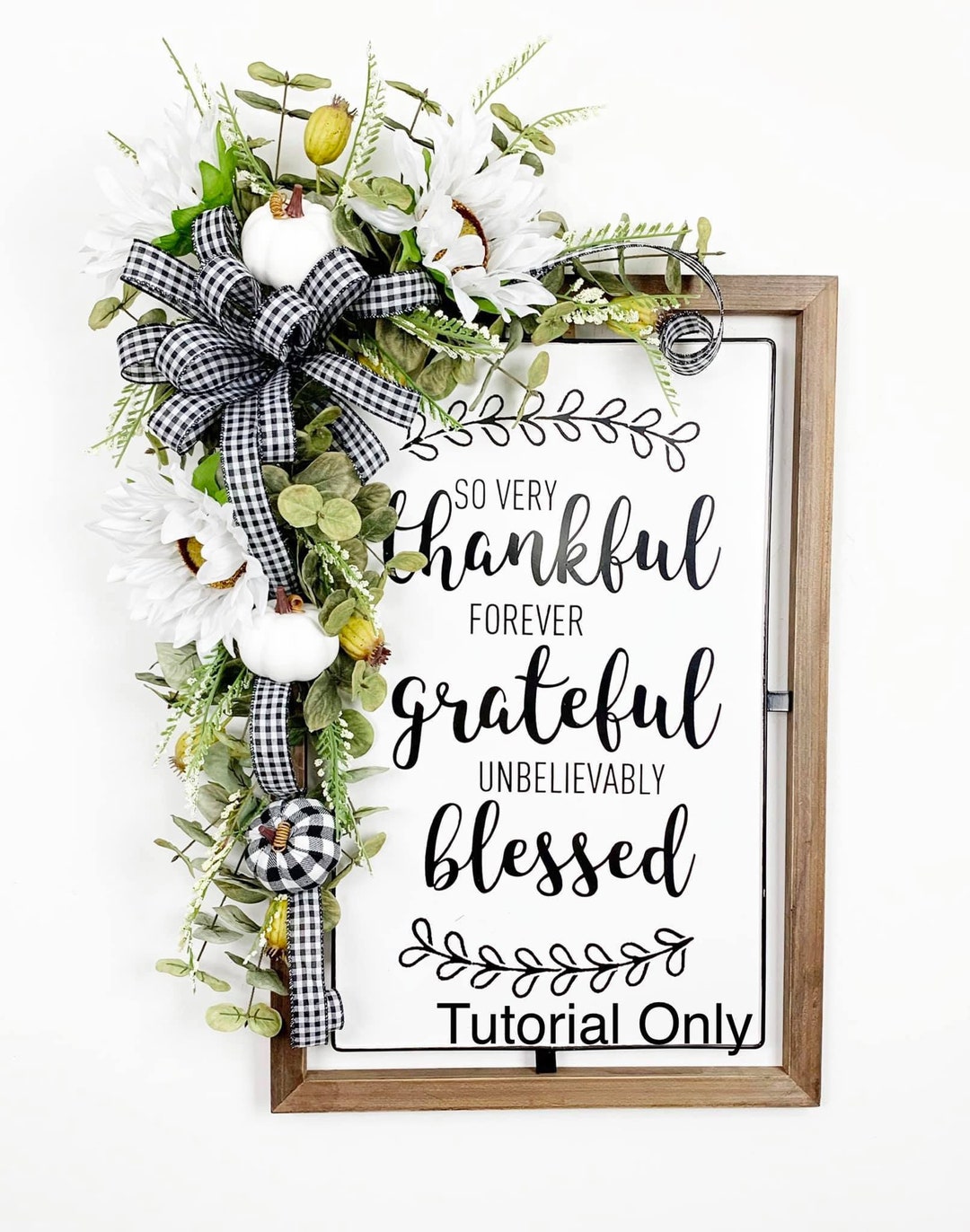 TUTORIAL XL Sign Décor - Etsy