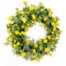 Yellow Rose Wreath - Etsy