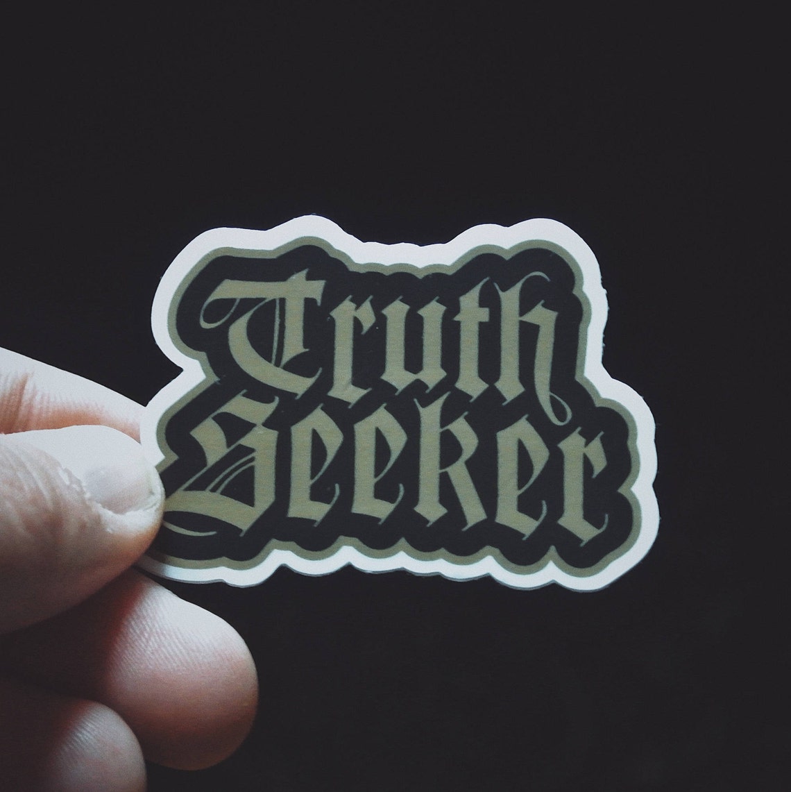 Truth Seeker Sticker 2.4 Durable Vinyl Sticker | Etsy