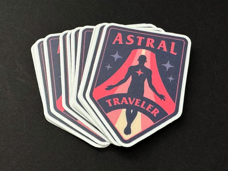 Astral Traveler Sticker - Mystical Decal for Starseeds, Dreamers, and ...