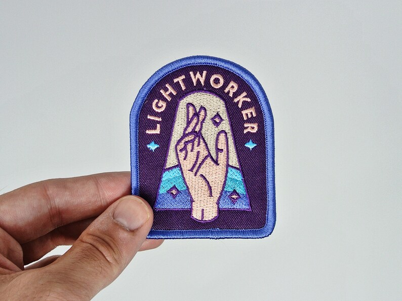 Lightworker Patch Metaphysical Fashion Accessory 3 - Etsy