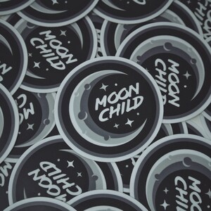 Moon Child Sticker - 2" Durable Vinyl Sticker - Weather Resistant ...