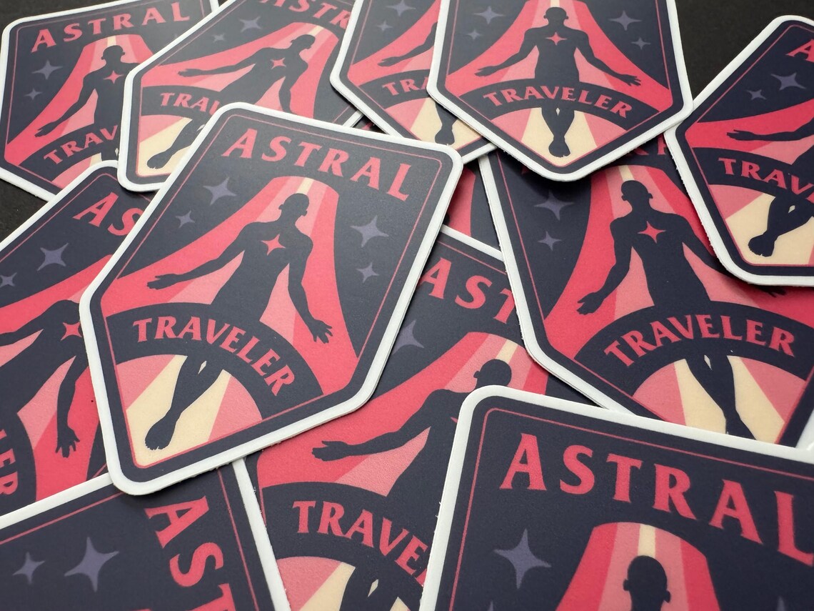 Astral Traveler Sticker - Mystical Decal for Starseeds, Dreamers, and ...