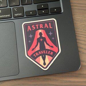 Astral Traveler Sticker - Mystical Decal for Starseeds, Dreamers, and ...