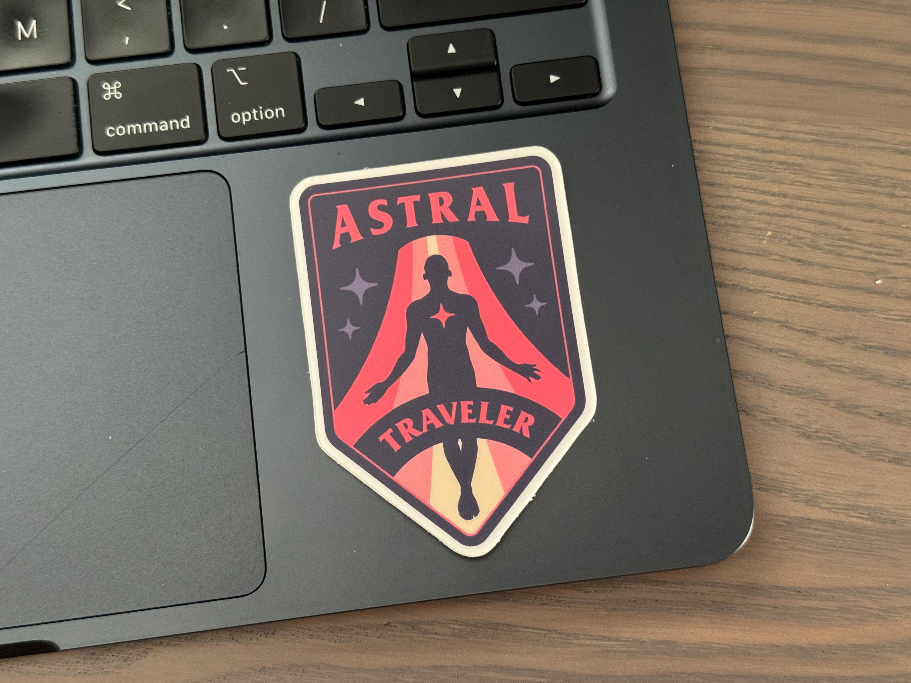 Astral Traveler Sticker - Mystical Decal for Starseeds, Dreamers, and ...