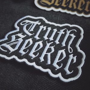 Truth Seeker Patch - Metaphysical Accessory - 3" and 4" Iron on ...