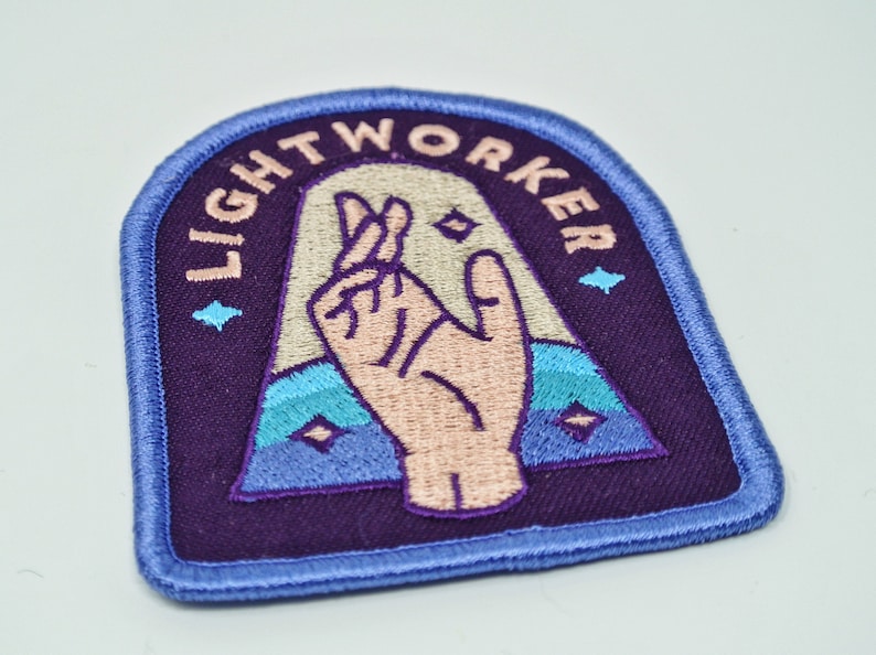 Lightworker Patch Metaphysical Fashion Accessory 3 - Etsy