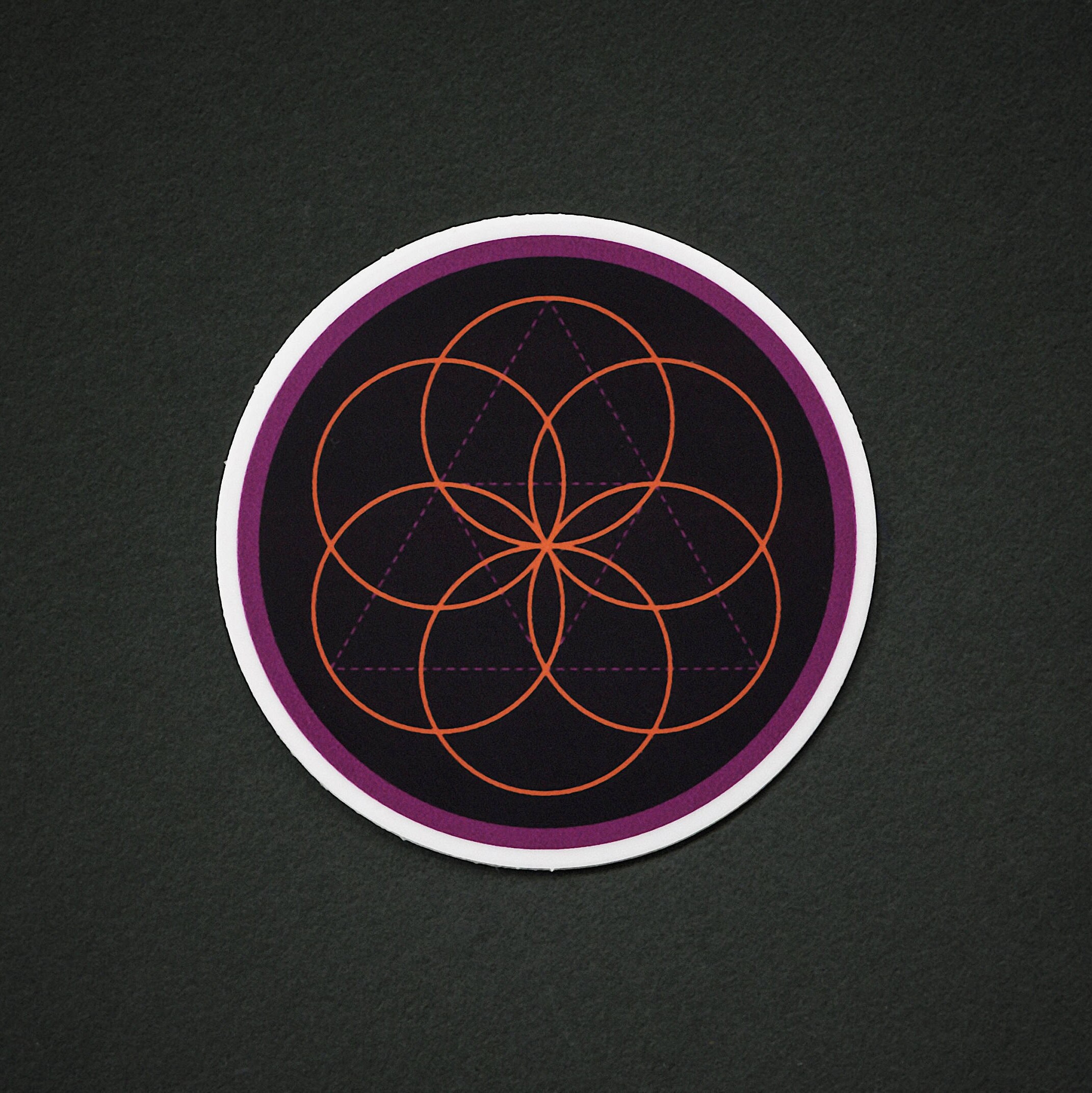 Seed of Life Sticker 2.5 Durable Vinyl Sticker | Etsy