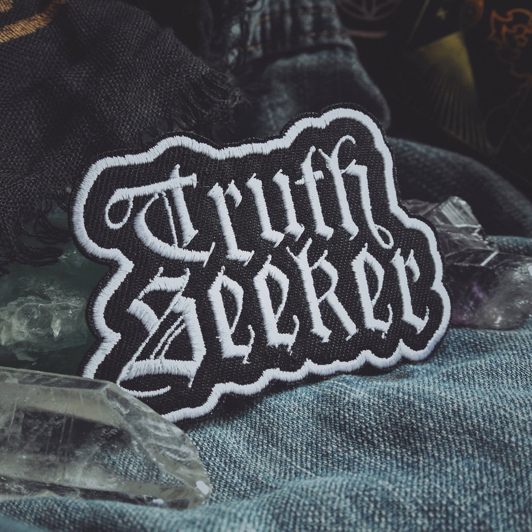 Truth Seeker Patch - Metaphysical Accessory - 3" and 4" Iron on ...