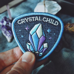 Crystal Child Patch - Metaphysical - 2.5" Iron-on Embroidered Patch ...