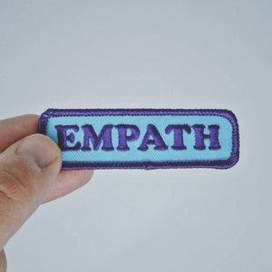 Empath Patch - Sensitive Intuitive Fashion Accessory - 3" Iron on ...