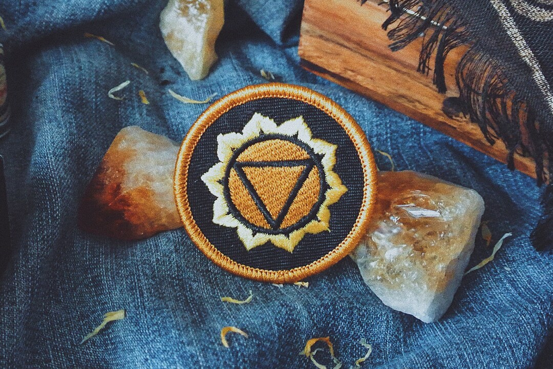 Solar Plexus Chakra Patch (manipura) - 2" Iron-on Embroidered Patch ...