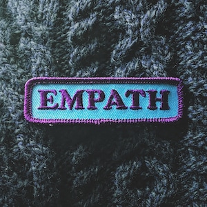 Empath Patch - Sensitive Intuitive Fashion Accessory - 3" Iron on ...