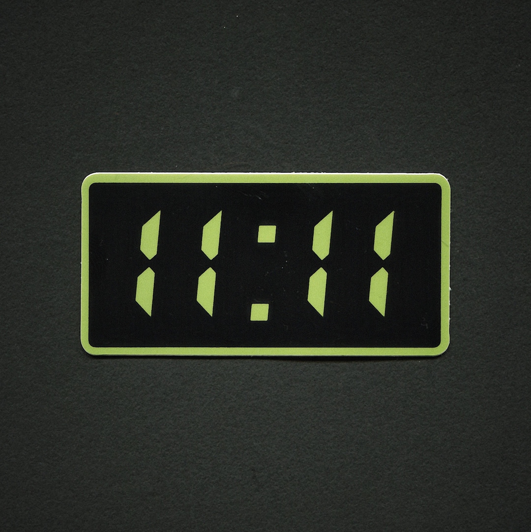 11:11 Sticker - 3" Durable Vinyl Sticker - Weather Resistant ...