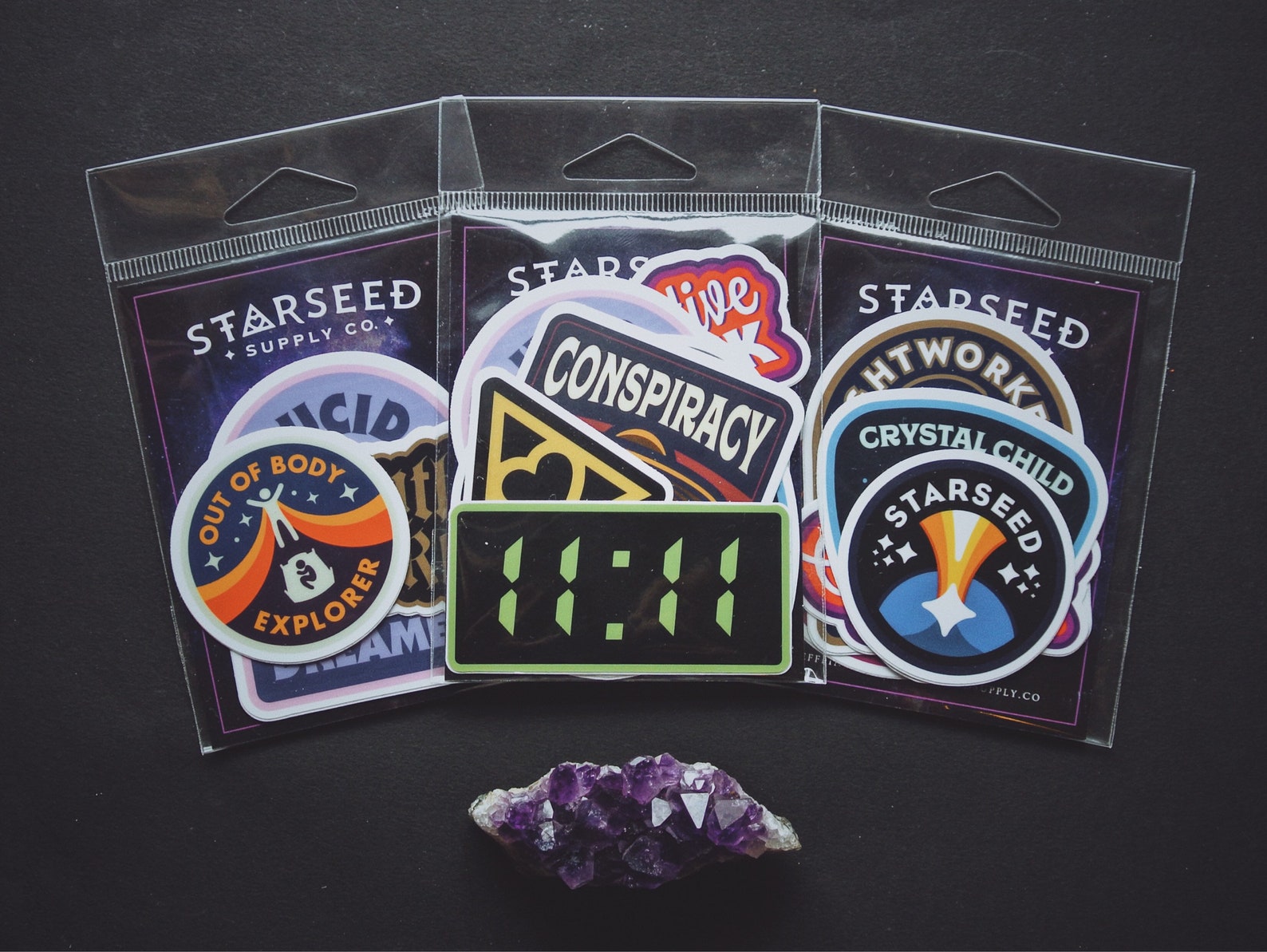 Sticker Bundle 3 5 or 10 Metaphysical New Age | Etsy