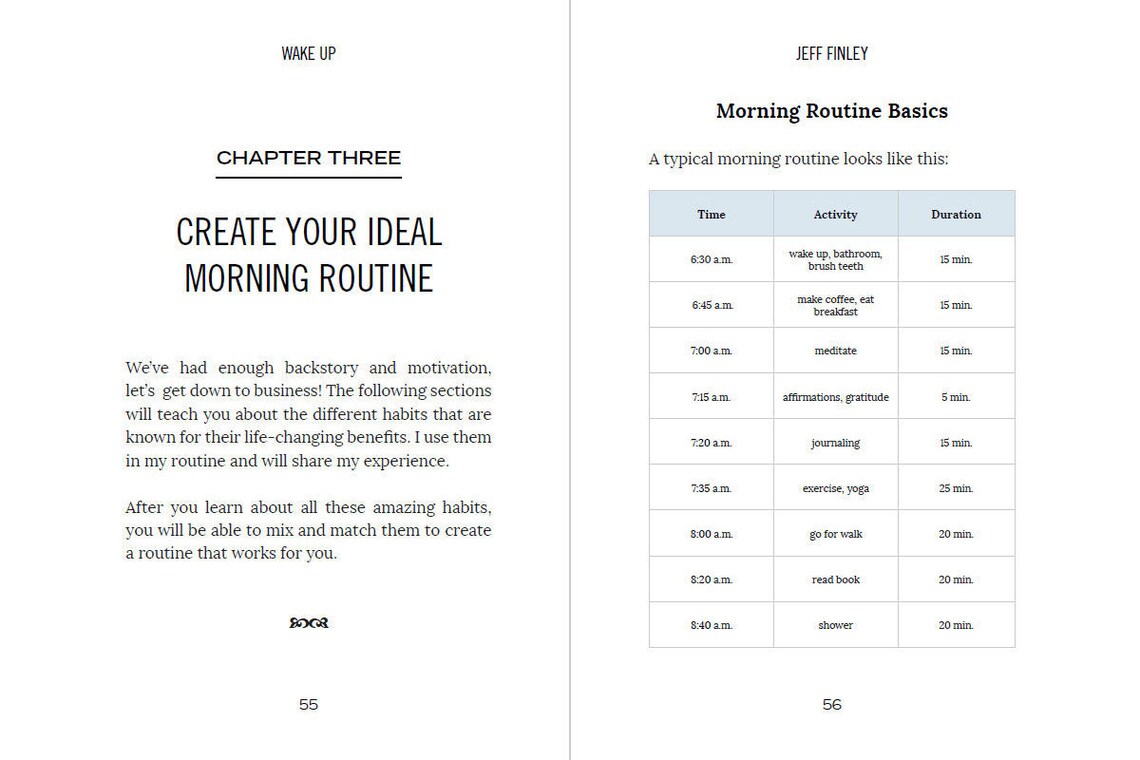 WAKE UP Ebook How to Create a Morning Routine That Will | Etsy