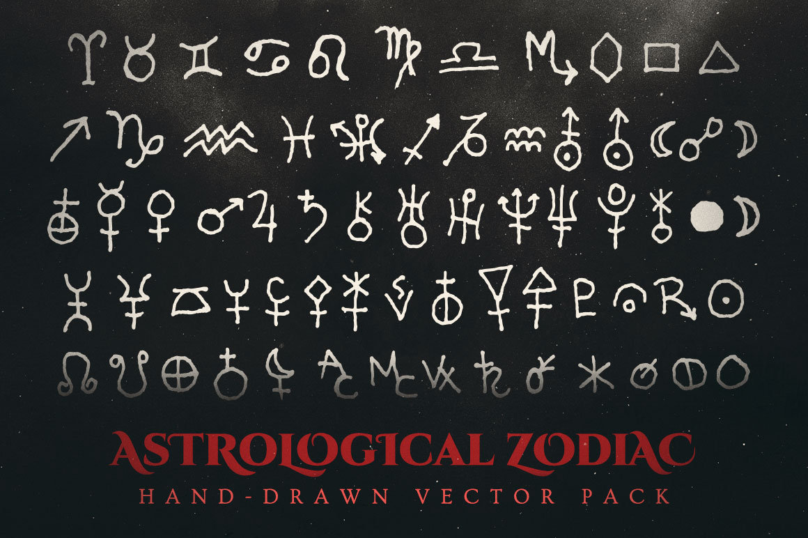 Complete Esoteric & Occult Design Kit - 574 Vector Illustrations - PDF ...