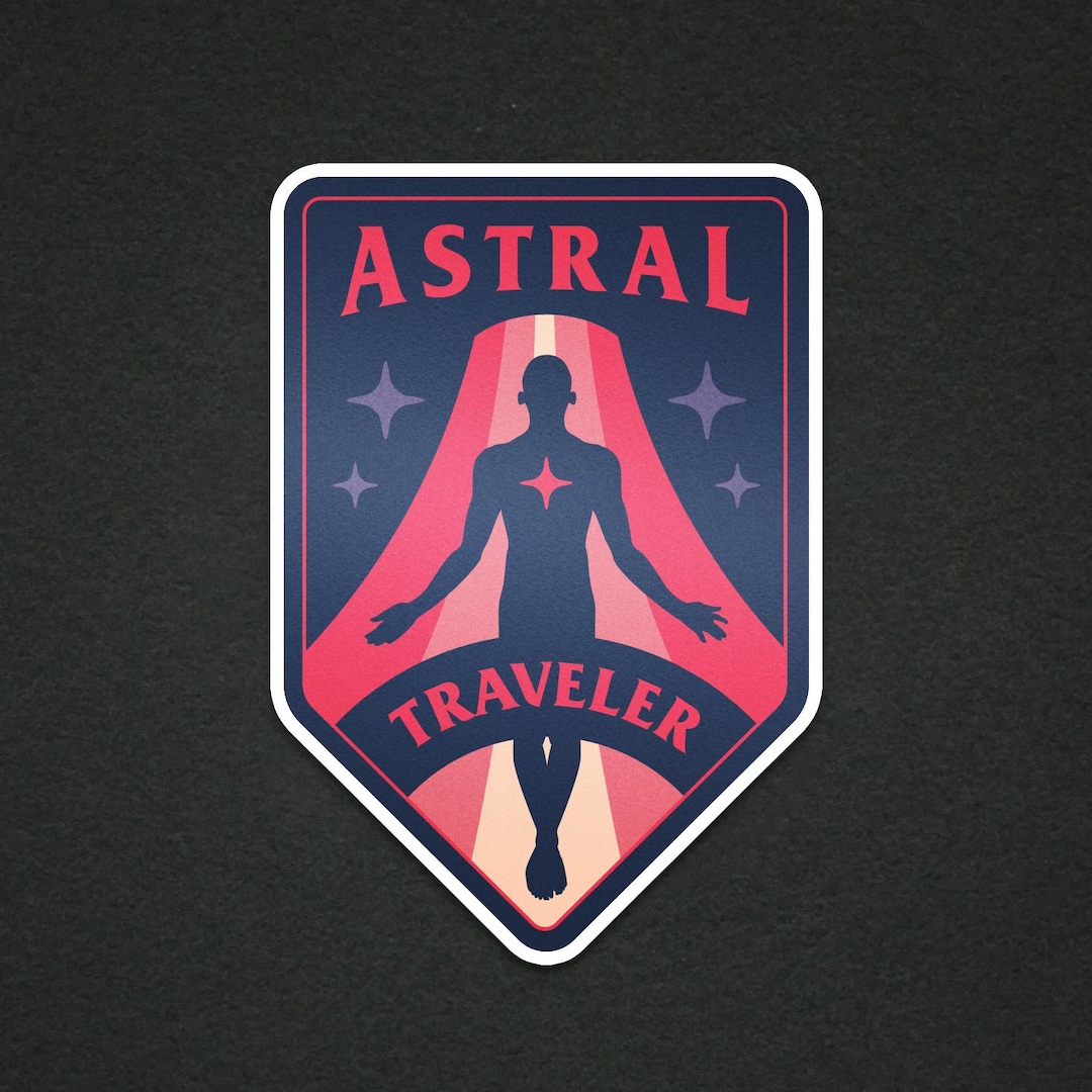 Astral Traveler Sticker - Mystical Decal for Starseeds, Dreamers, and ...