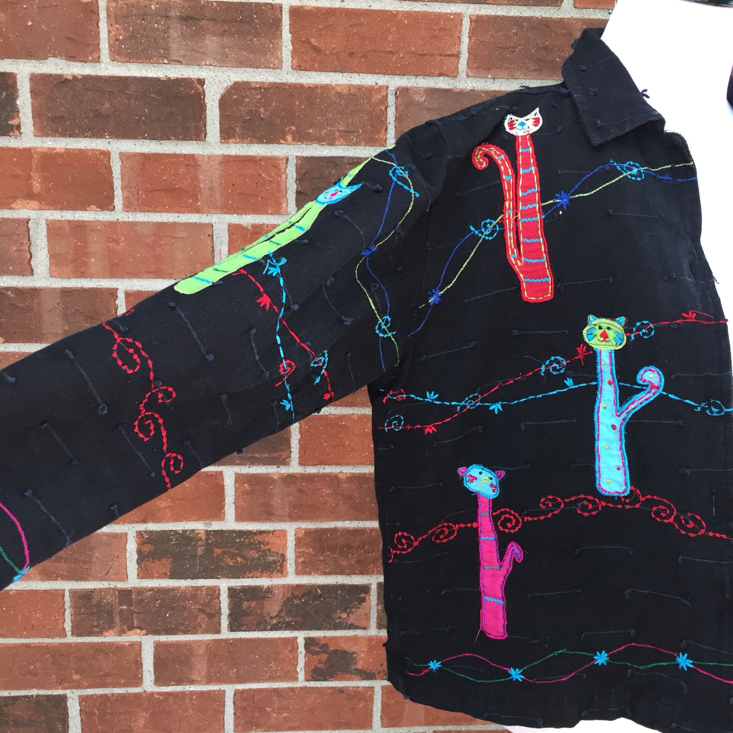 Cat Jacket, Vintage Cats, Keren Hart, Womens Unique Jackets, Wearable ...